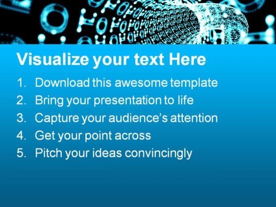 Binary Tunnel Medical Powerpoint Template