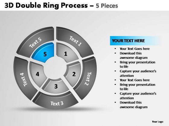Powerpoint Layouts Graphic Double Ring Ppt Backgrounds