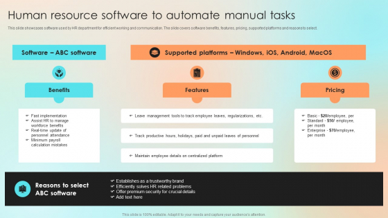 Automate Manual Tasks PowerPoint Templates Slides And Graphics