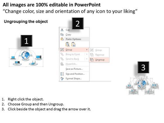1 Global Communication With Interconnected Devices Connected To A Centralized Cloud Ppt Slides