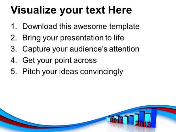 2012 To 2013 Business Growth Per Year PowerPoint Templates Ppt ...