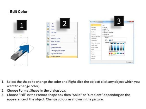 3d Puzzle Arrow 2 Steps Execution Ppt Write Business Plan PowerPoint ...