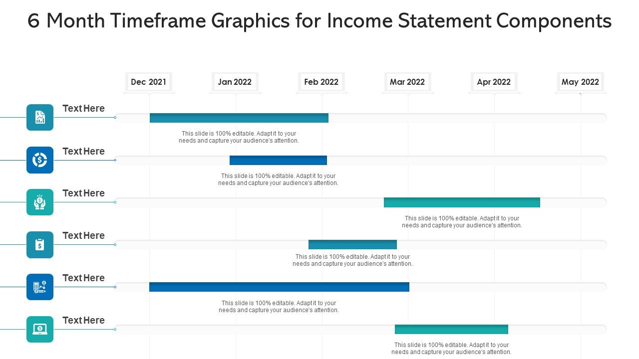 6 Month Timeframe Graphics For Income Statement Components Ppt ... 6 Month Timeframe Graphics For Income Statement Components Ppt ...