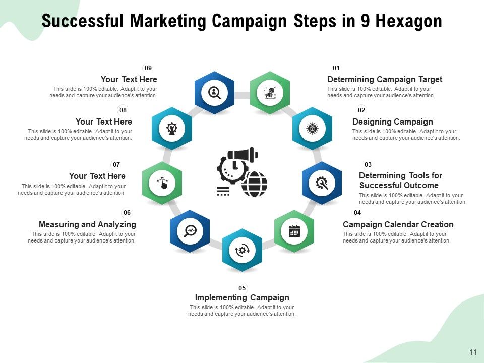 9 Sided Hexagon Management Process Ppt PowerPoint Presentation Complete ...