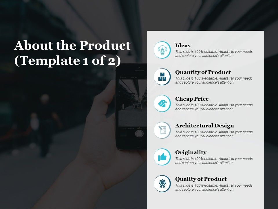 About The Product Originality Ppt PowerPoint Presentation Pictures Outline