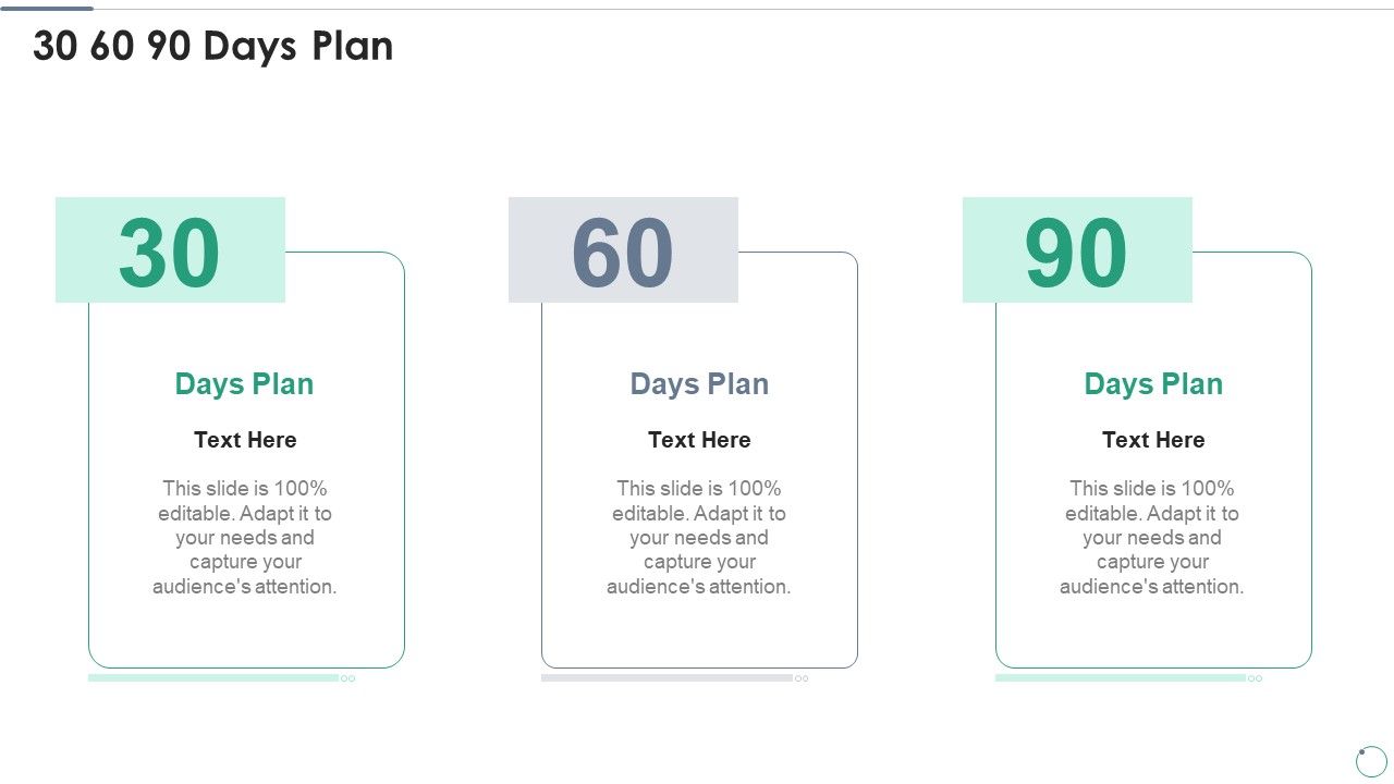 Accounts Receivables Optimization Techniques 30 60 90 Days Plan Pictures PD