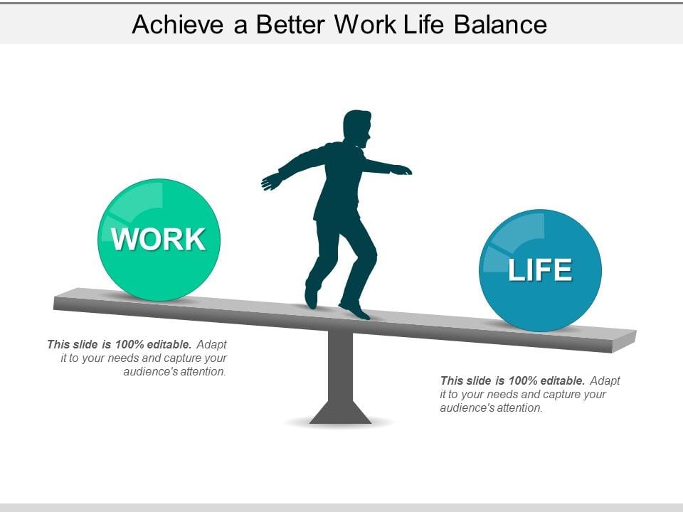 Achieve A Better Work Life Balance Ppt PowerPoint Presentation Ideas ... Achieve A Better Work Life Balance Ppt PowerPoint Presentation Ideas ...