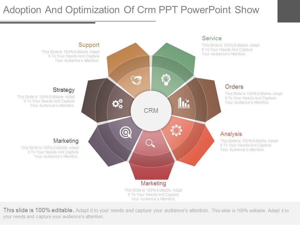Adoption And Optimization Of Crm Ppt Powerpoint Show