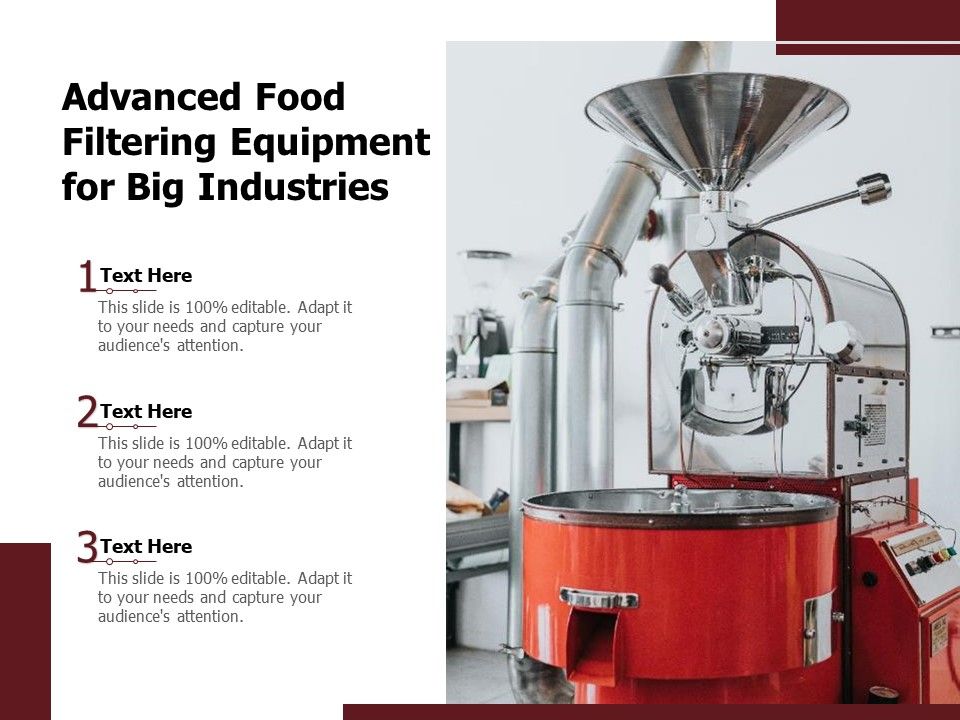 Advanced Food Filtering Equipment For Big Industries Ppt PowerPoint ...