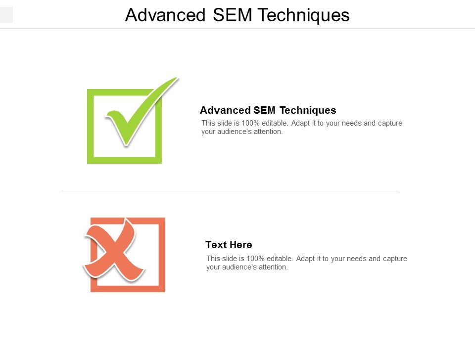 Advanced Sem Techniques Ppt Powerpoint Presentation Inspiration Model Cpb