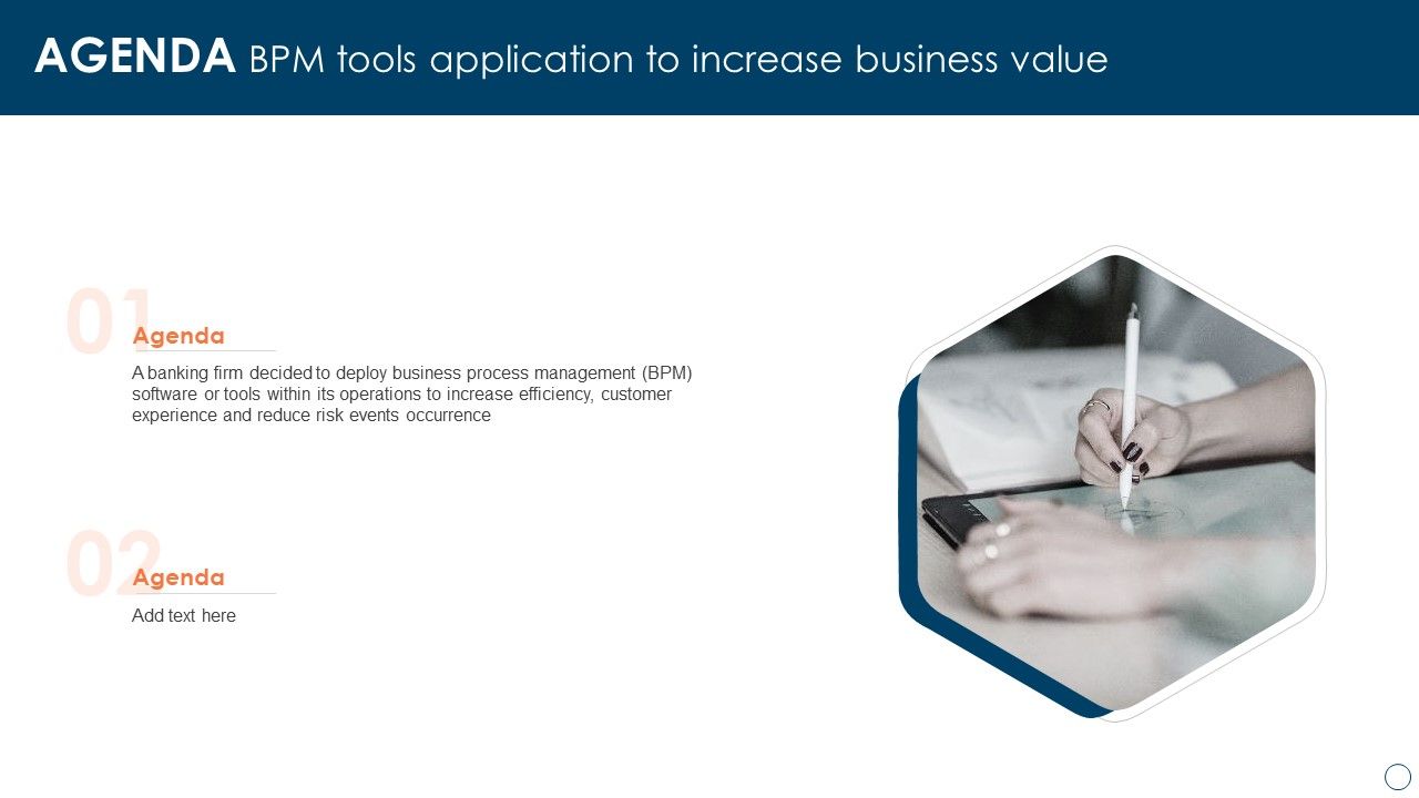 Agenda Bpm Tools Application To Increase Business Value Ideas Pdf