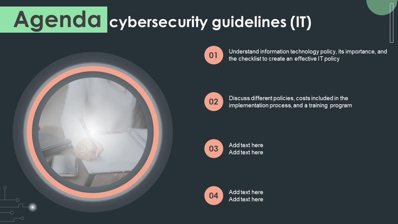 Agenda Cybersecurity Guidelines IT Ppt PowerPoint Presentation Gallery ... Agenda Cybersecurity Guidelines IT Ppt PowerPoint Presentation Gallery ...
