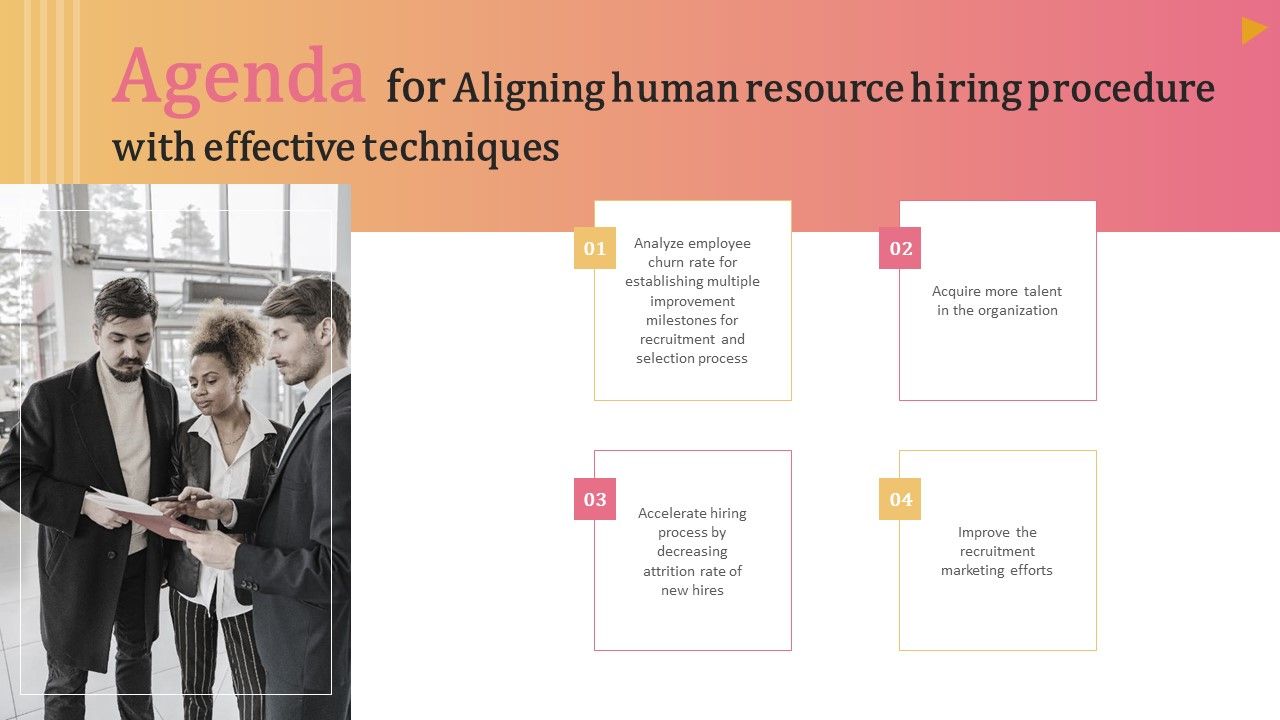 Agenda For Aligning Human Resource Hiring Procedure With Effective ...