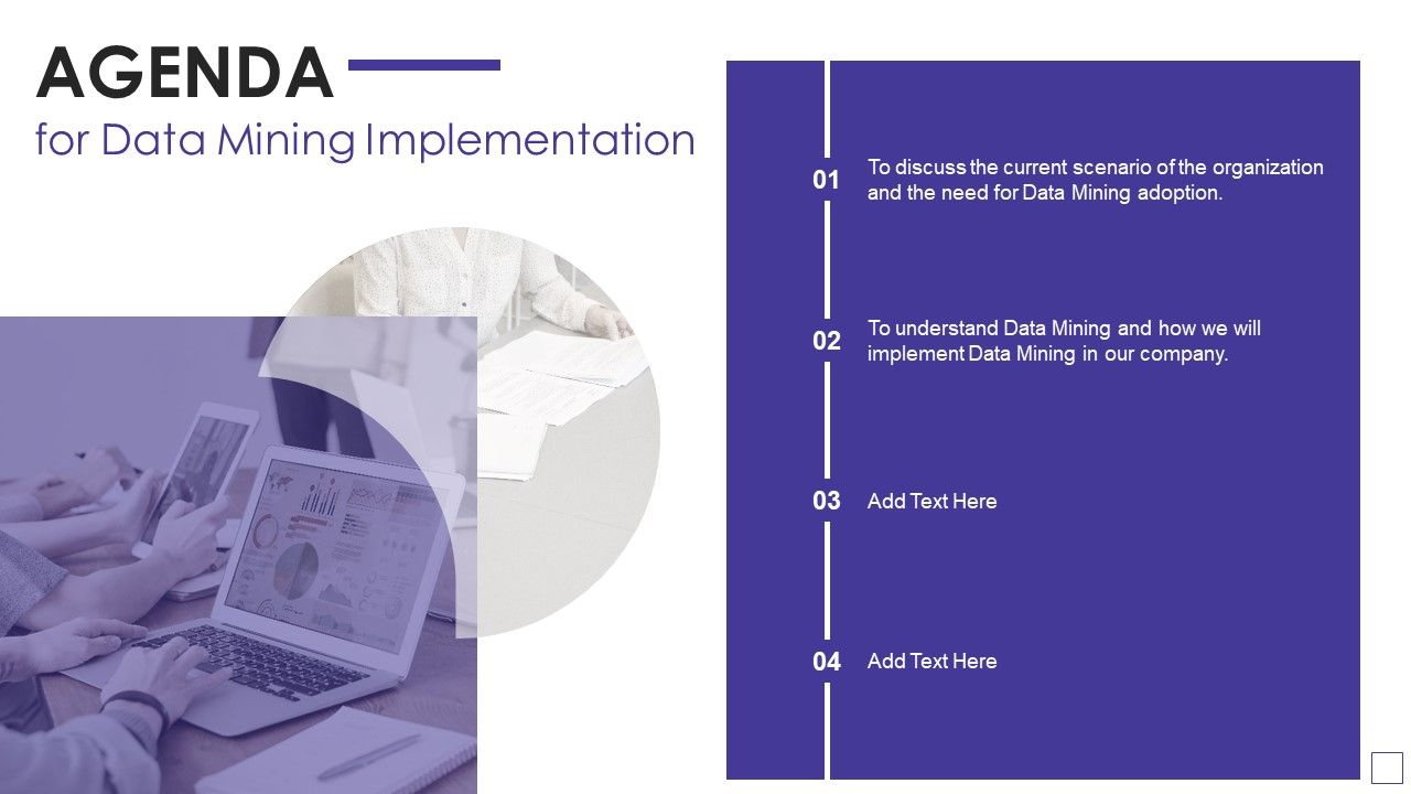 Agenda For Data Mining Implementation Ideas PDF