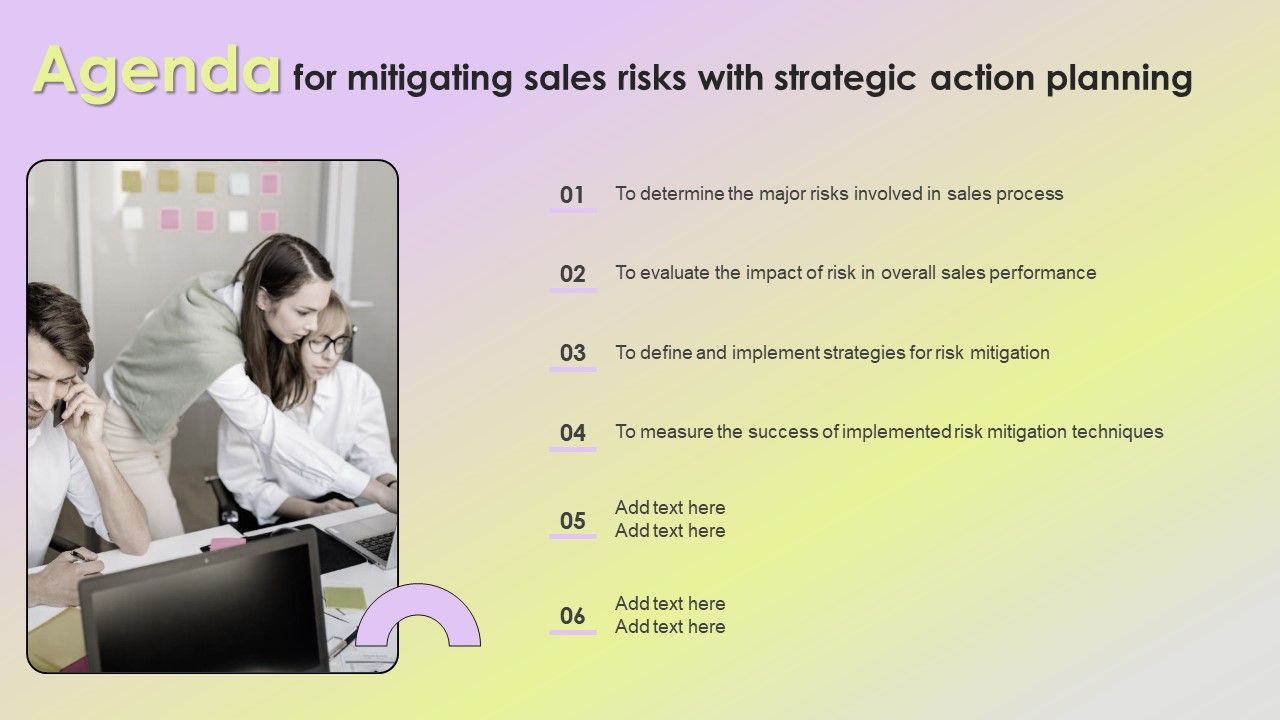 Agenda For Mitigating Sales Risks With Strategic Action Planning ... Agenda For Mitigating Sales Risks With Strategic Action Planning ...