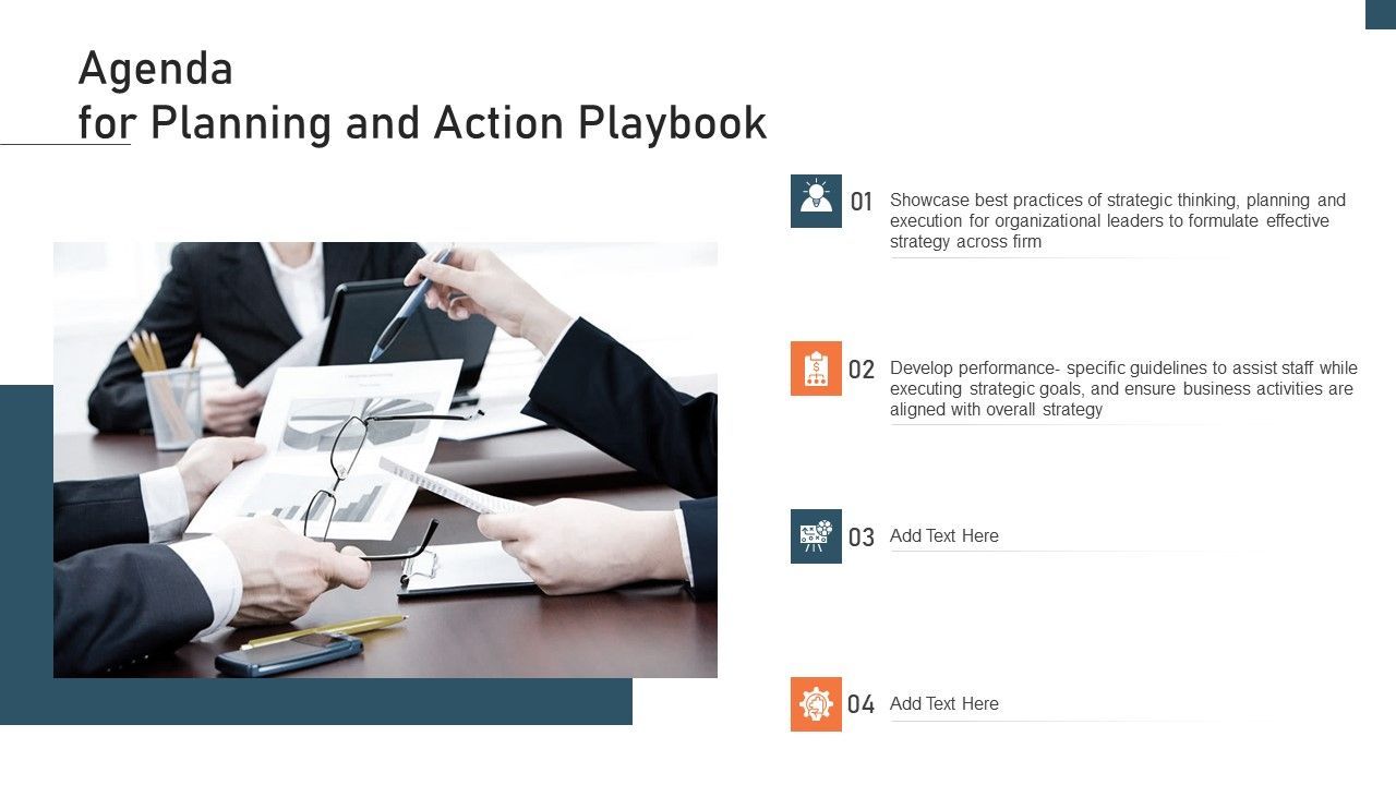 Agenda For Planning And Action Playbook Mockup PDF Agenda For Planning And Action Playbook Mockup PDF