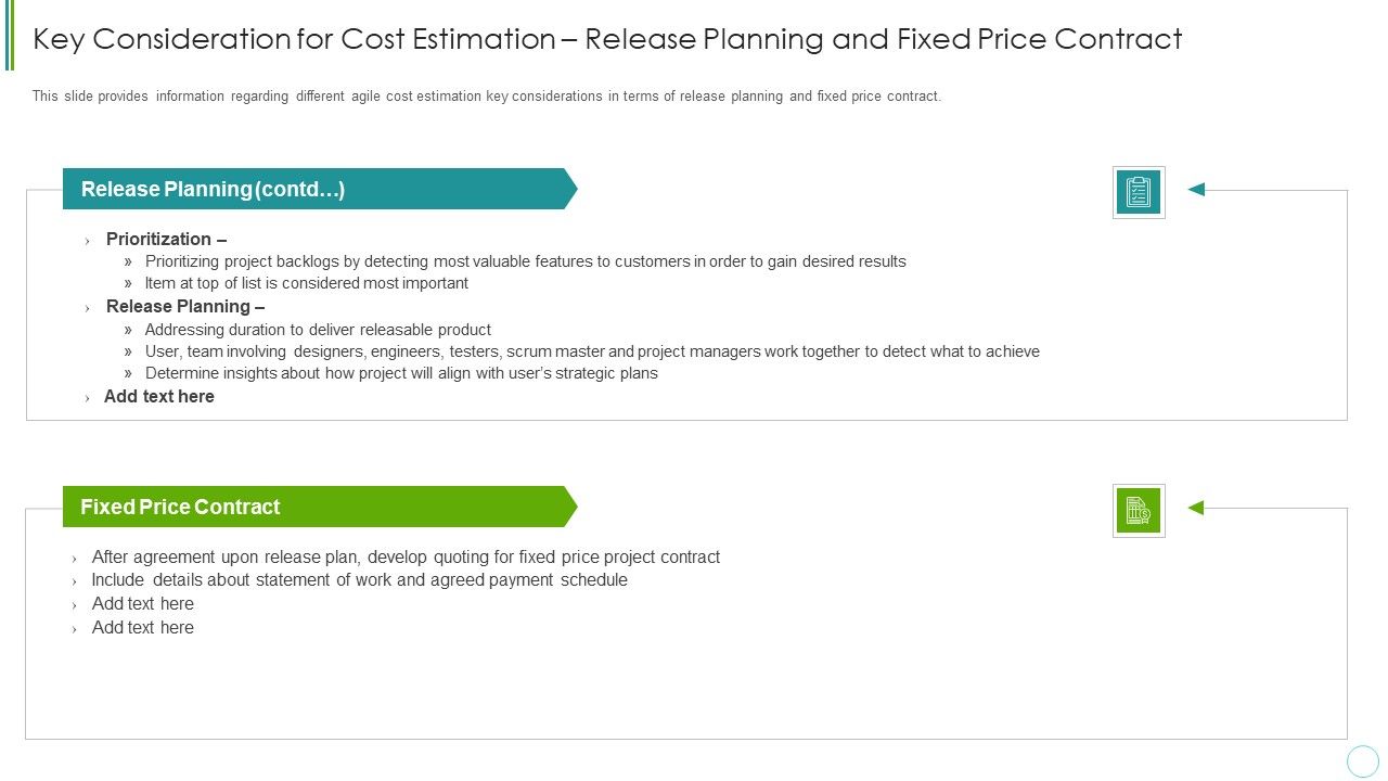 Agile Expenditure Evaluation Methodologies For Project Management It Key Consideration For Cost