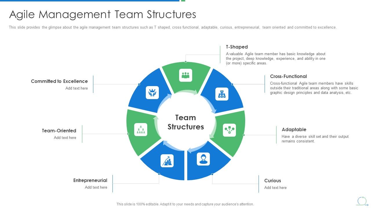 Agile Project Management Strategy Agile Management Team Structures Infographics Pdf