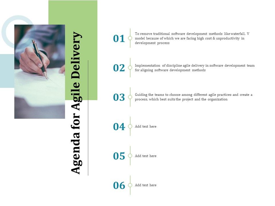 Agile Service Delivery Model Agenda Pictures Pdf