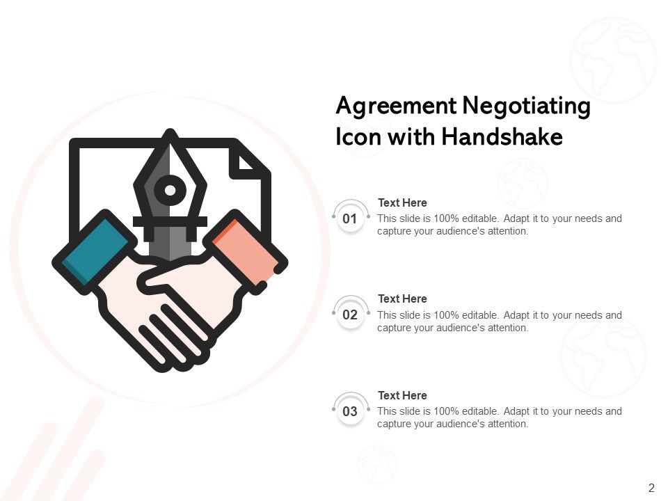 Agreement Icon Handshake Conversation Arrows Ppt PowerPoint ...