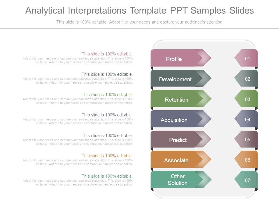 Analytical Interpretations Template Ppt Samples Slides