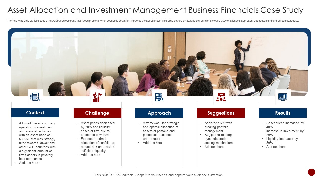 Asset Allocation And Investment Management Business Financials Case Study I
