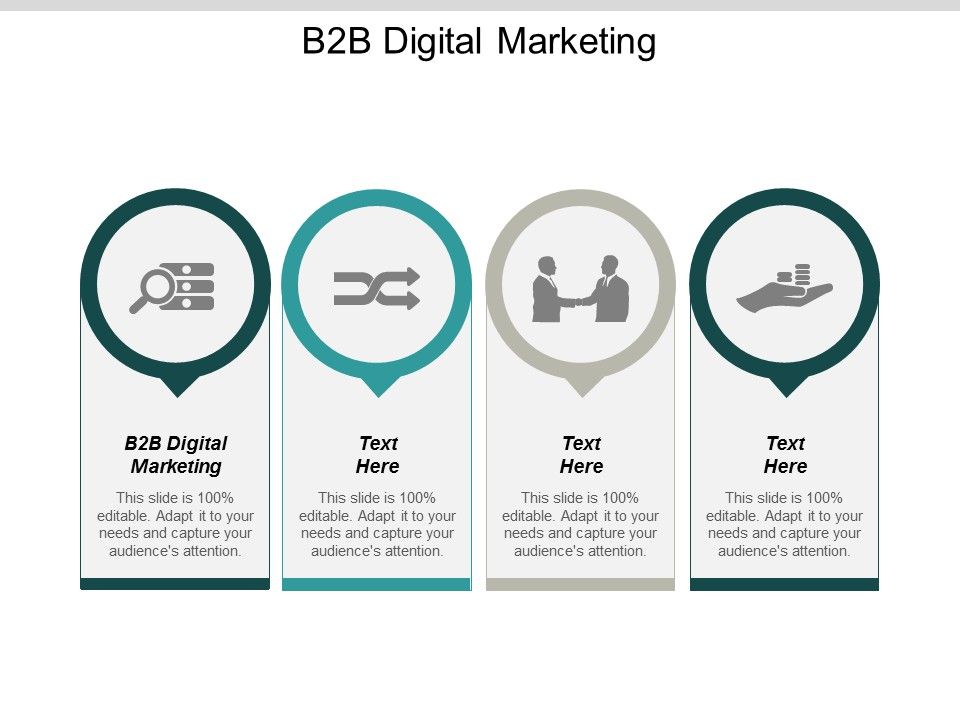B2b Digital Marketing Ppt Powerpoint Presentation Styles Outline Cpb