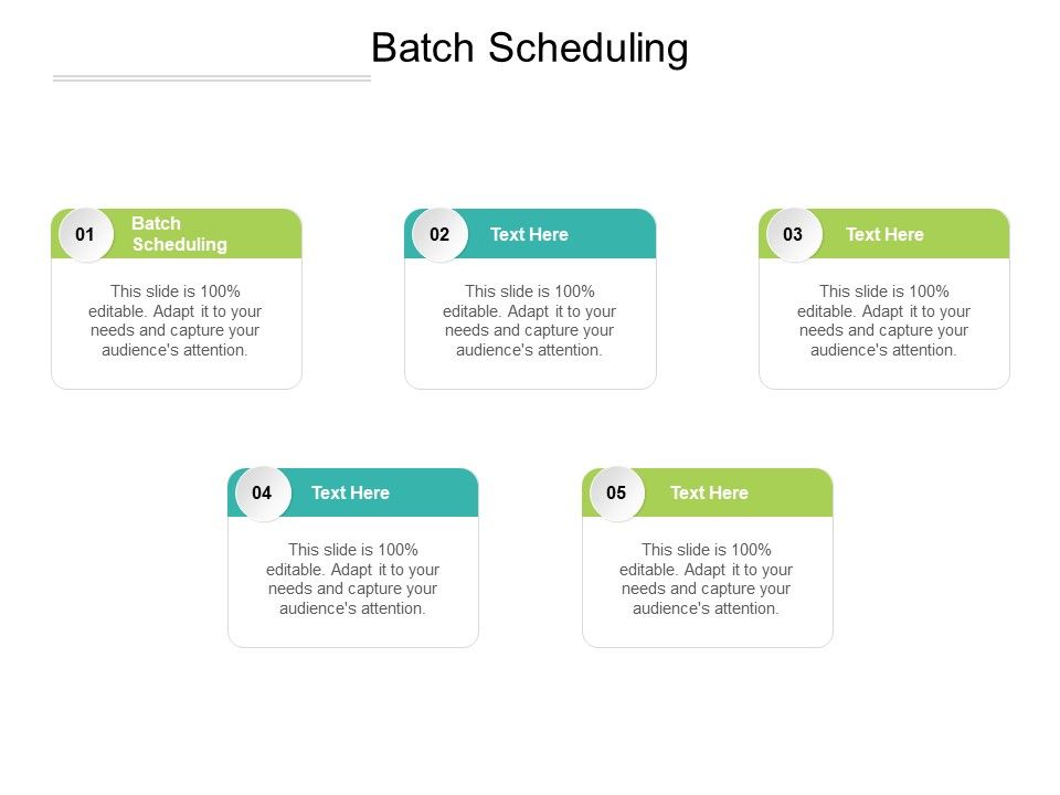 Batch Scheduling Ppt PowerPoint Presentation Pictures Summary Cpb Pdf