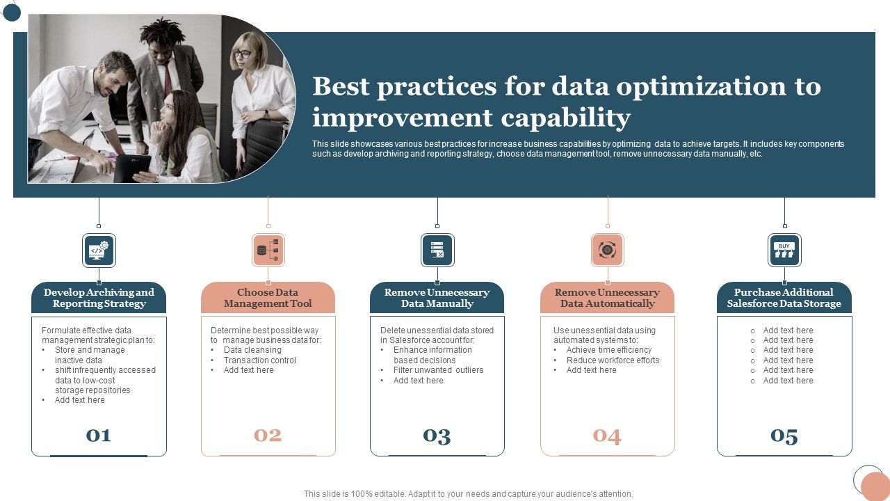 Best Practices For Data Optimization To Improvement Capability Structure PDF