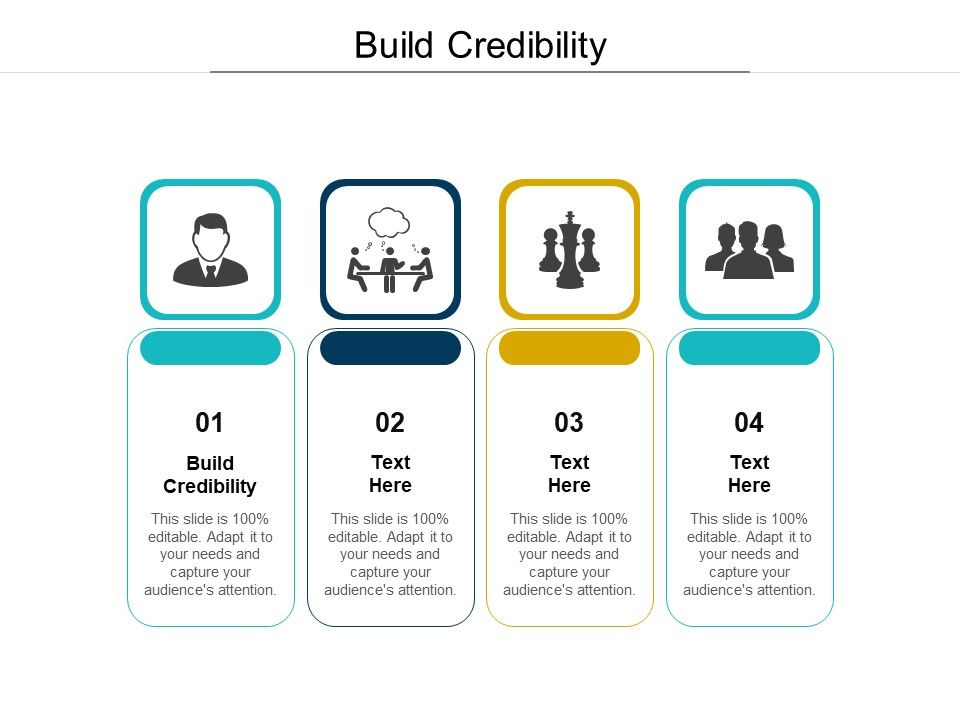 Build Credibility Ppt PowerPoint Presentation Outline Background Designs Cpb Pdf
