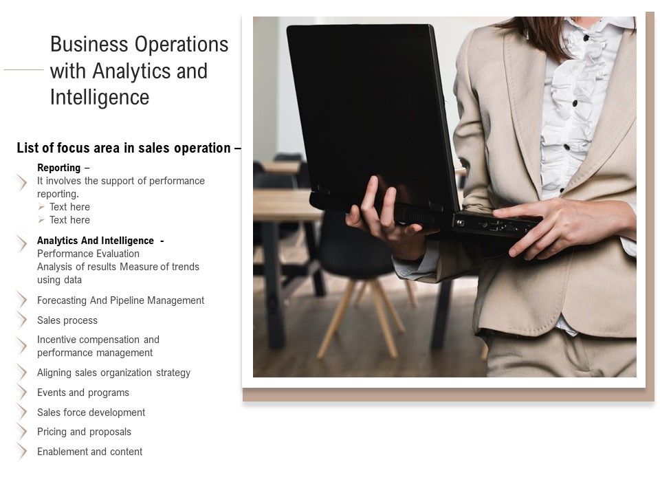 Business Operations With Analytics And Intelligence Ppt PowerPoint Presentation File Format ...