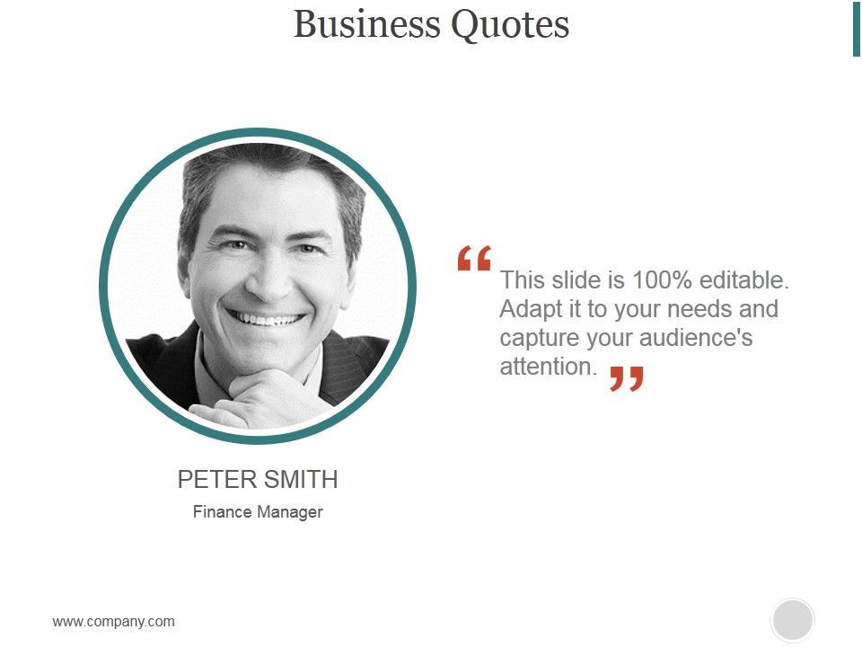 Business Quotes Ppt PowerPoint Presentation Shapes