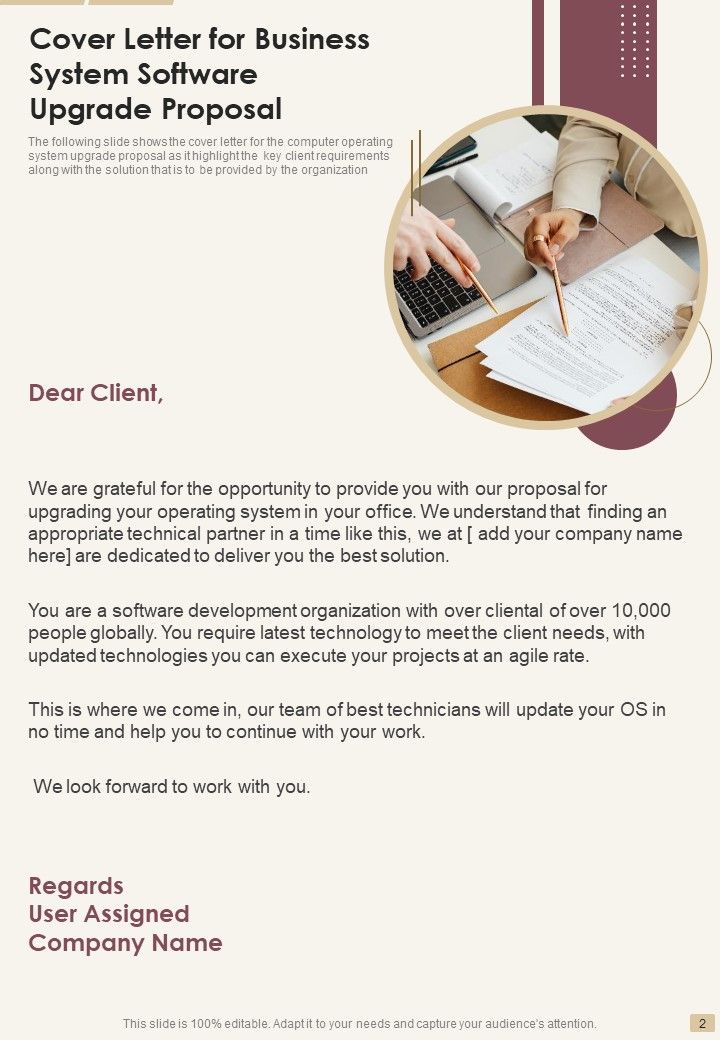 Business System Software Upgrade Proposal Example Document Report Doc Pdf Ppt