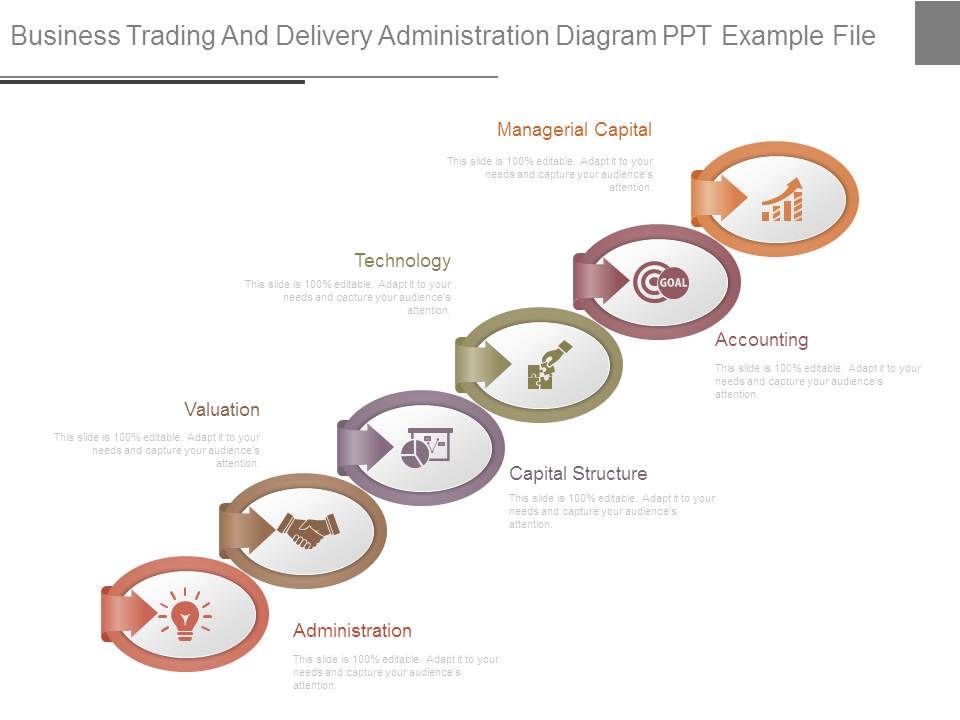 Business Trading And Delivery Administration Diagram Ppt Example File