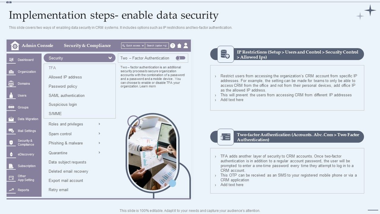CRM System Implementation Stages Implementation Steps Enable Data ... CRM System Implementation Stages Implementation Steps Enable Data ...