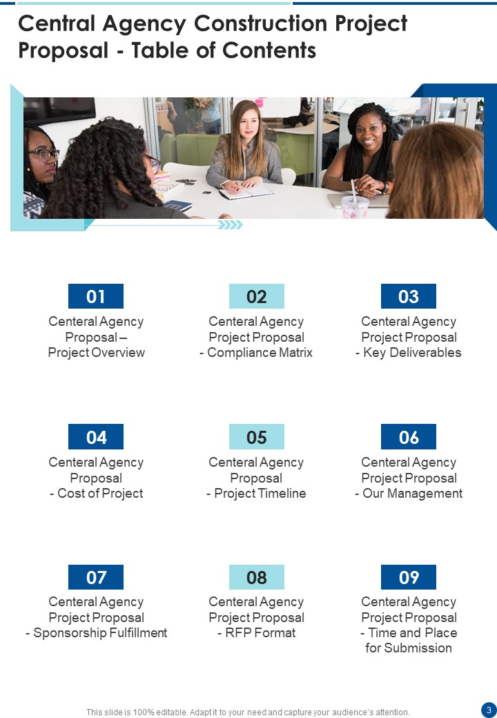 Central Agency Construction Project Proposal Example Document Report ...