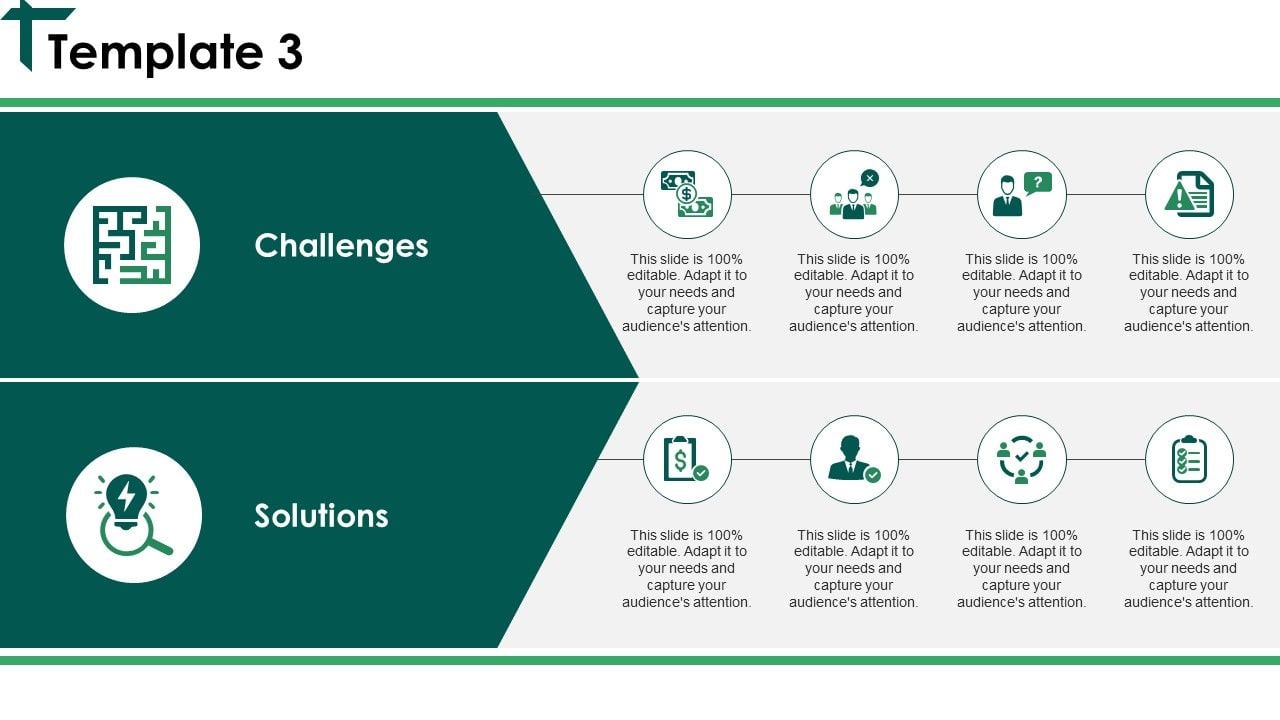 Challenges And Solutions Template 3 Ppt PowerPoint Presentation ... Challenges And Solutions Template 3 Ppt PowerPoint Presentation ...