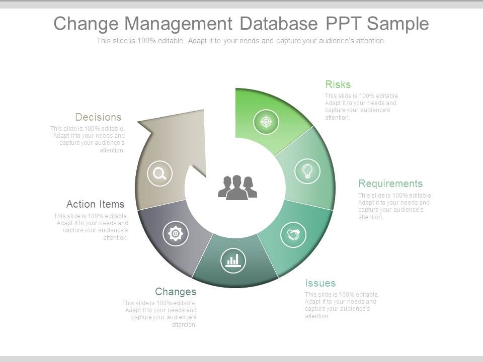 Change Management Database Ppt Sample