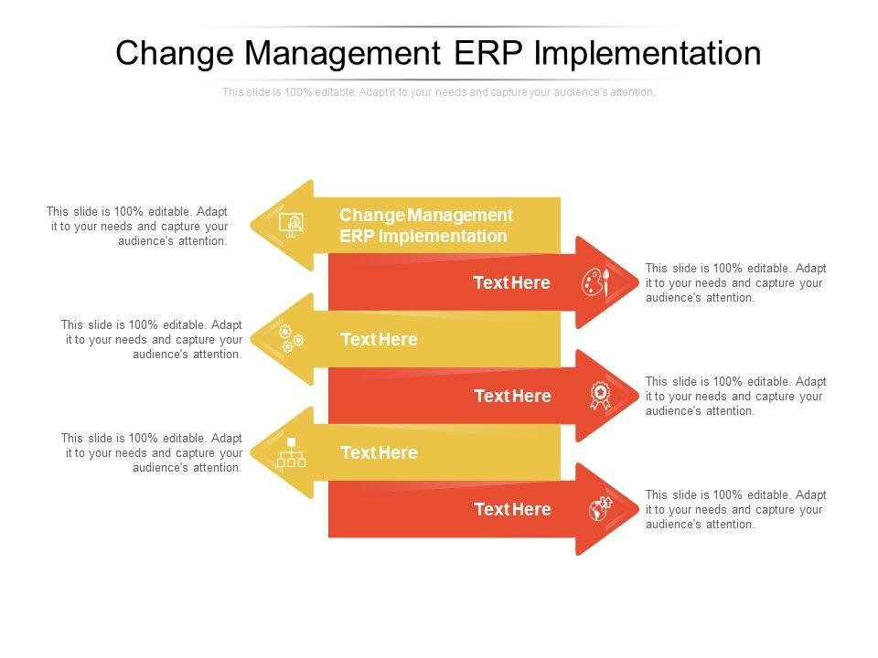 Change Management ERP Implementation Ppt PowerPoint Presentation Slides Elements Cpb
