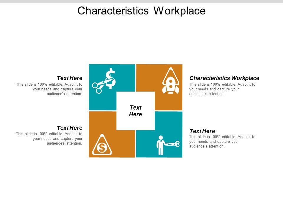 Characteristics Workplace Ppt PowerPoint Presentation Ideas Rules Cpb