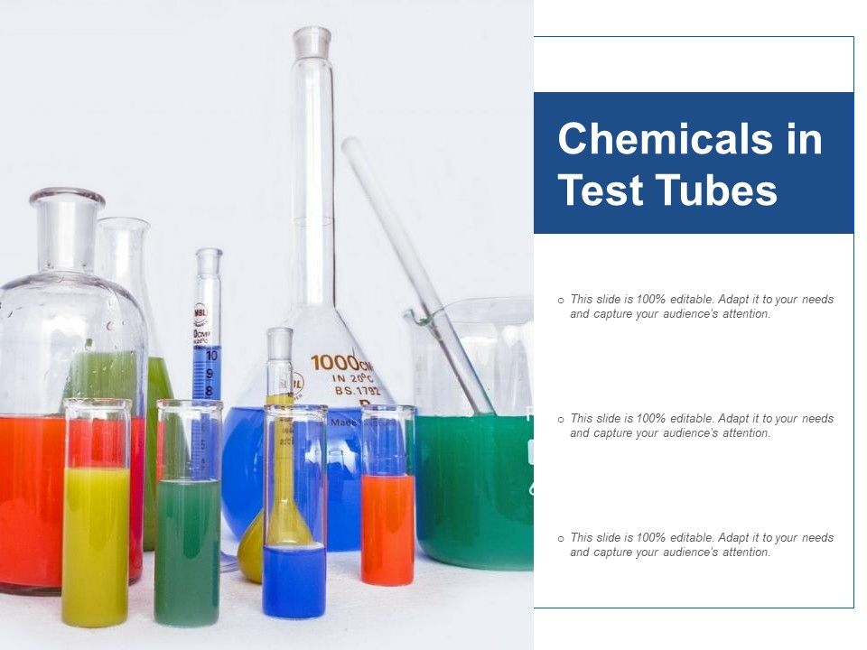 Test Tubes With Chemicals