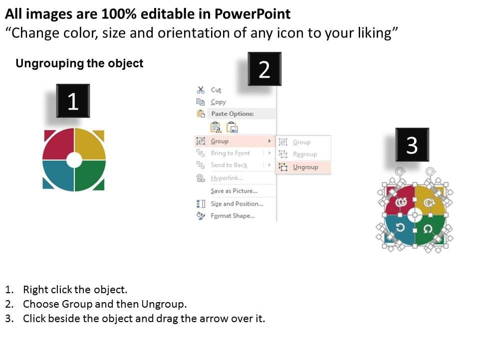 Circle Of Four Text Boxes Powerpoint Templates Circle Of Four Text Boxes Powerpoint Templates