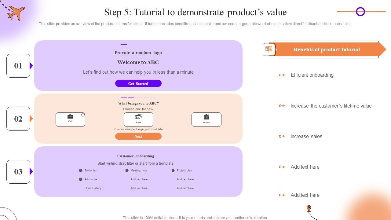 Client Onboarding Journey Impact On Business Step 5 Tutorial To Demonstrate Products Value