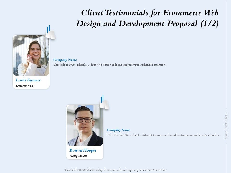 Client Testimonials For Ecommerce Web Design And Development Proposal ...