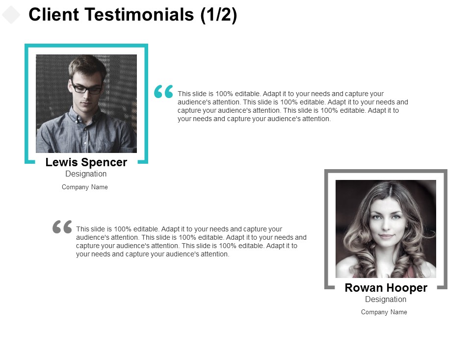 Client Testimonials Members Ppt PowerPoint Presentation Outline Layout