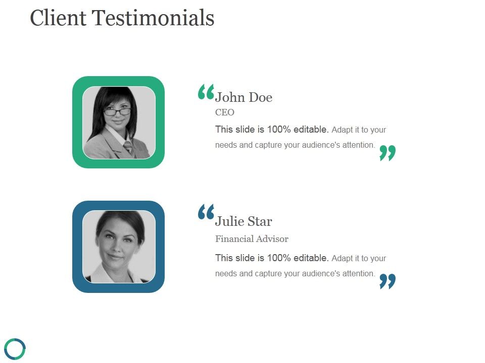Client Testimonials Template 1 Ppt PowerPoint Presentation Diagrams Client Testimonials Template 1 Ppt PowerPoint Presentation Diagrams