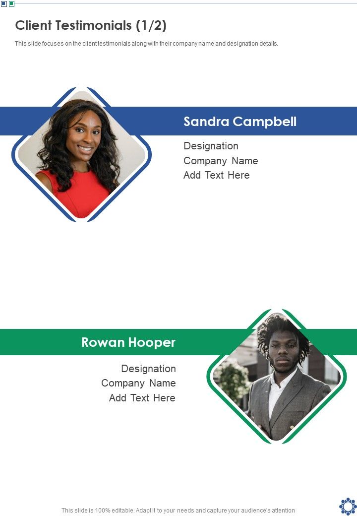 Community Support Services Proposal Client Testimonials One Pager ... Community Support Services Proposal Client Testimonials One Pager ...