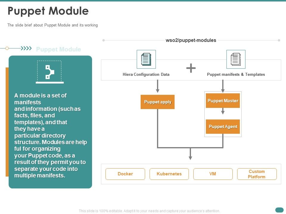 Configuration Management With Puppet Puppet Module Ppt Slides Sample PDF