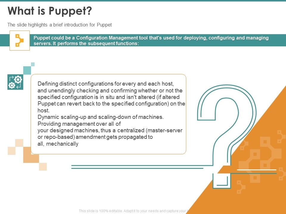 Configuration Management With Puppet What Is Puppet Ppt Pictures Slide Portrait PDF