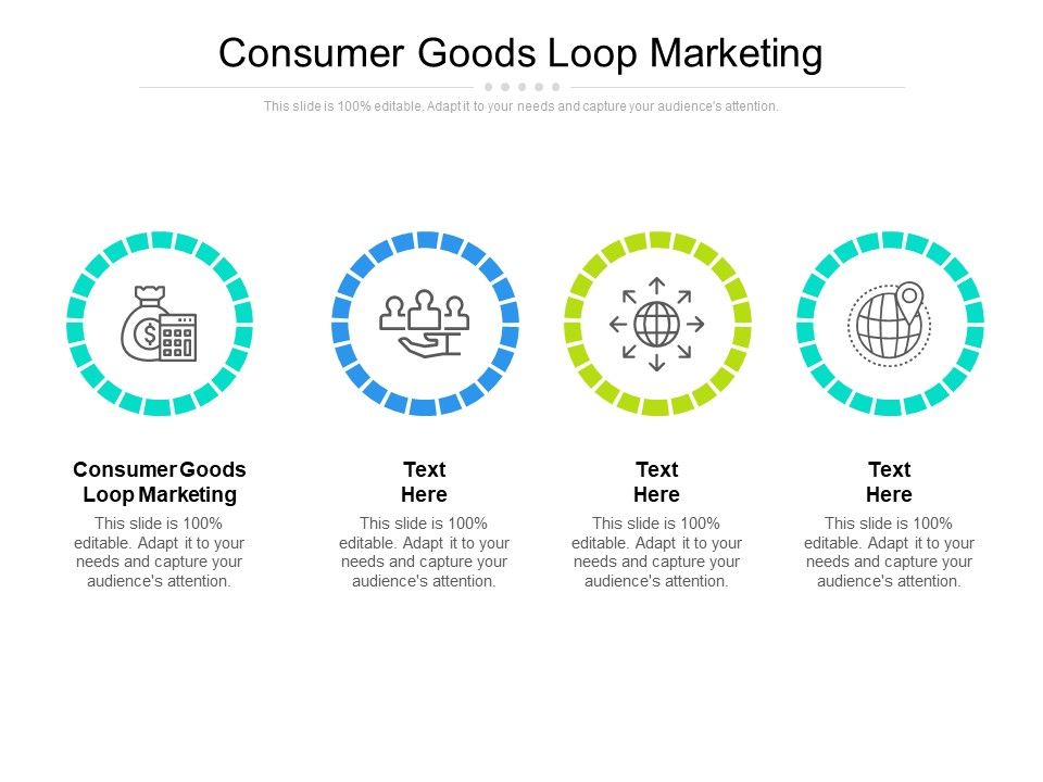 Consumer Goods Loop Marketing Ppt PowerPoint Presentation Gallery Graphics Design Cpb